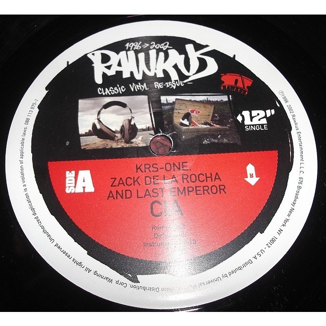 Classic vinyl re-issue 1996 2002 cia / talking to you by Rawkus ...