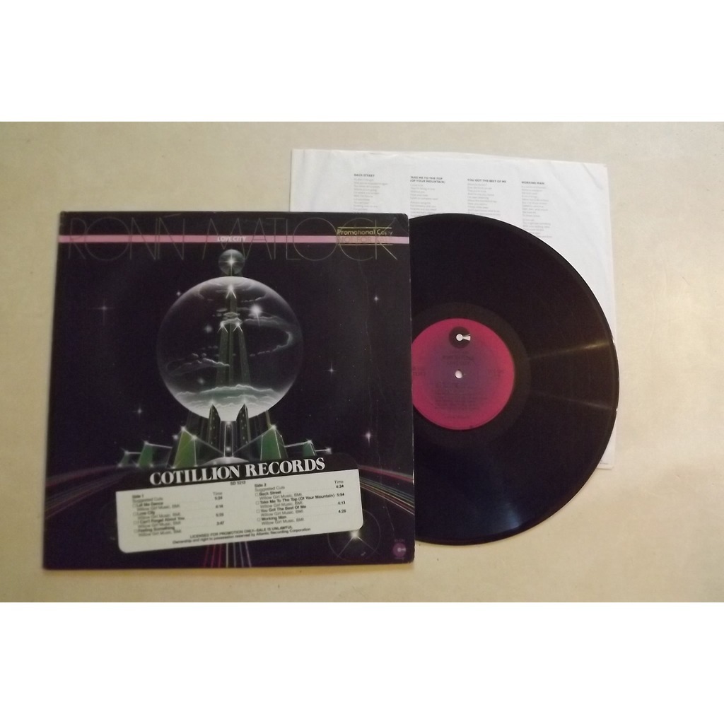 Love city de Matlock Ronn, 33T chez vendors2 - Ref:115563617