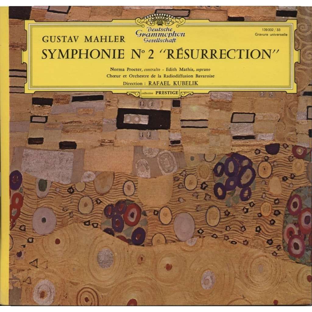 Symphonie n° 2 resurrection / avec norma procter, contralto - edith ...