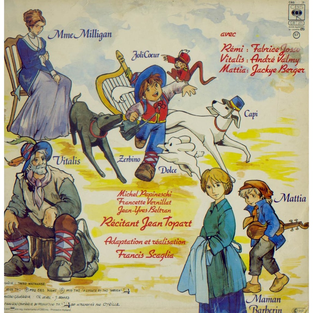 Remi sans famille de Jean Topart, 33T chez grigo - Ref:115732245