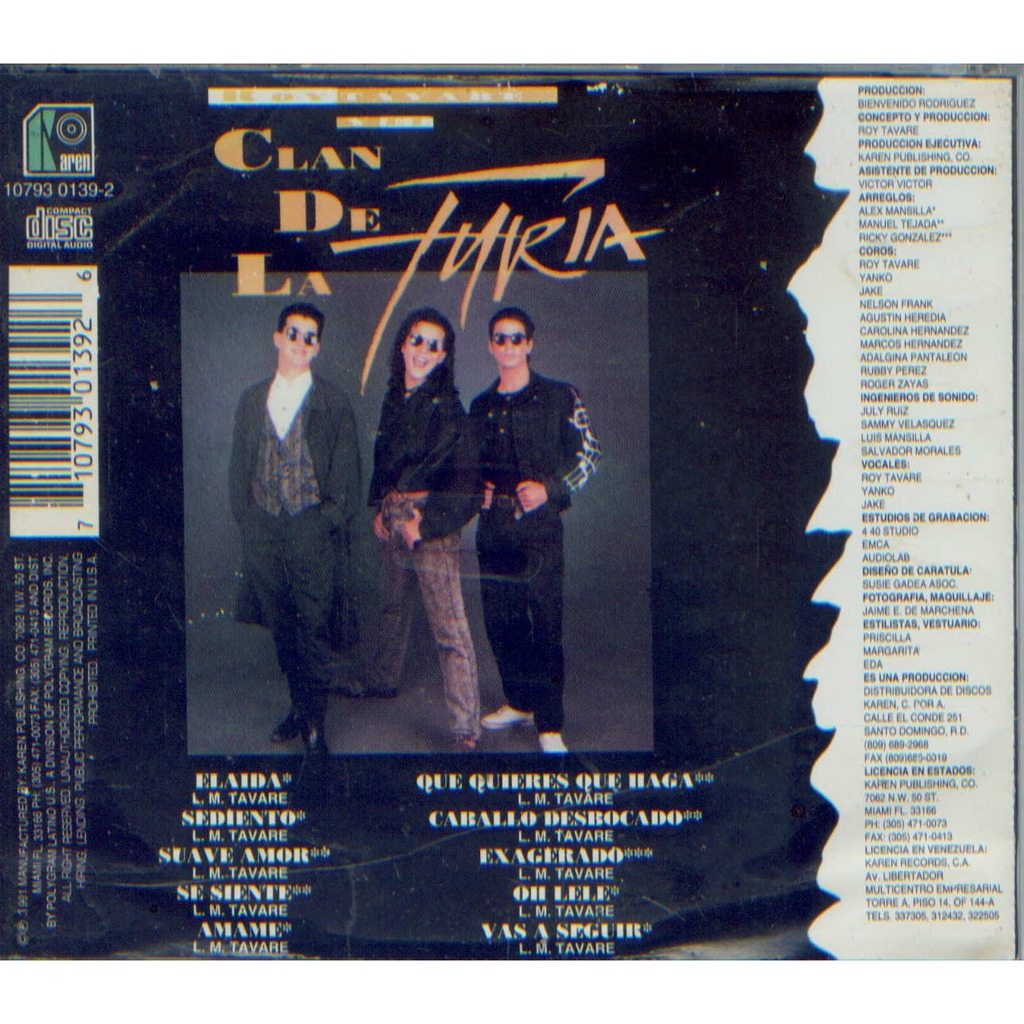 Se siente by Roy Tavare Y El Clan De La Furia, CD with grigo - Ref ...