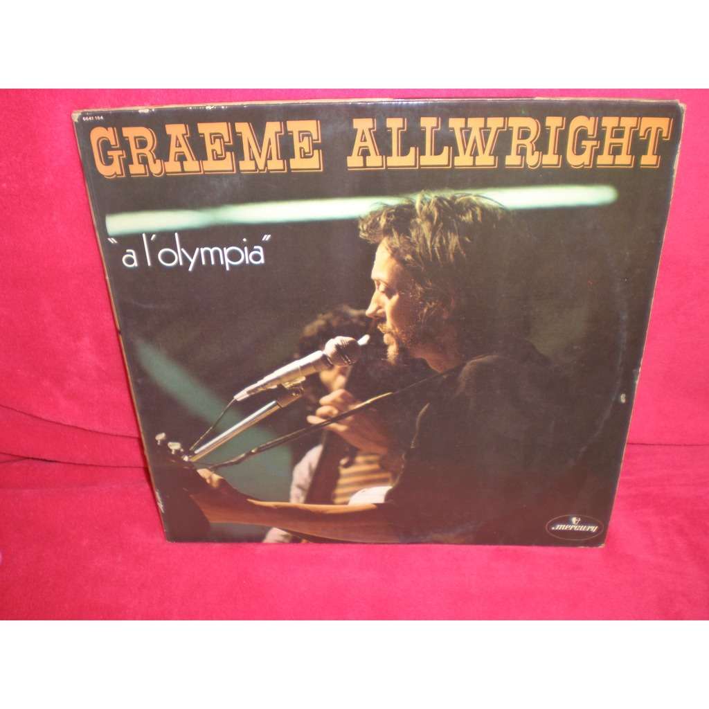 A l'olympia de Graeme Allwright, Double 33T Gatefold chez promudis ...