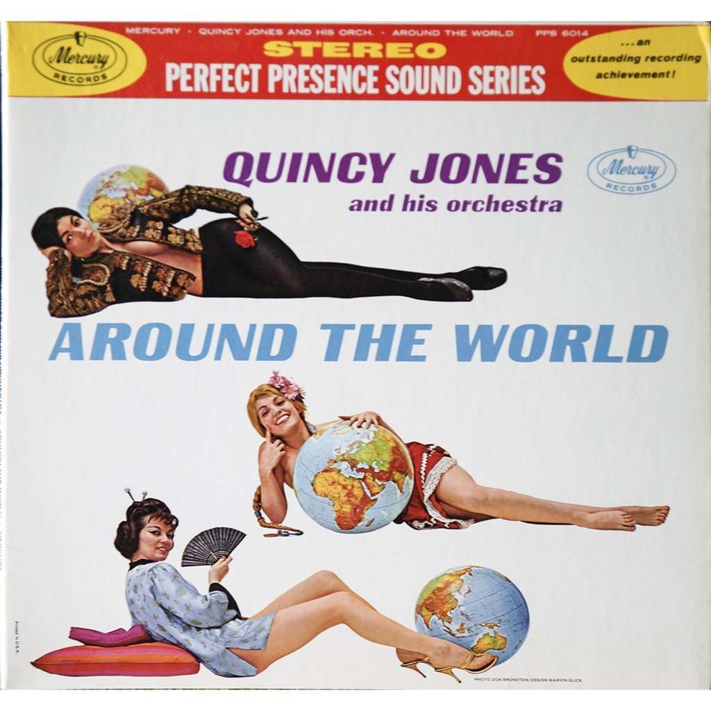 Around the world by Quincy Jones, LP 180-220 gr with rarissime - Ref ...