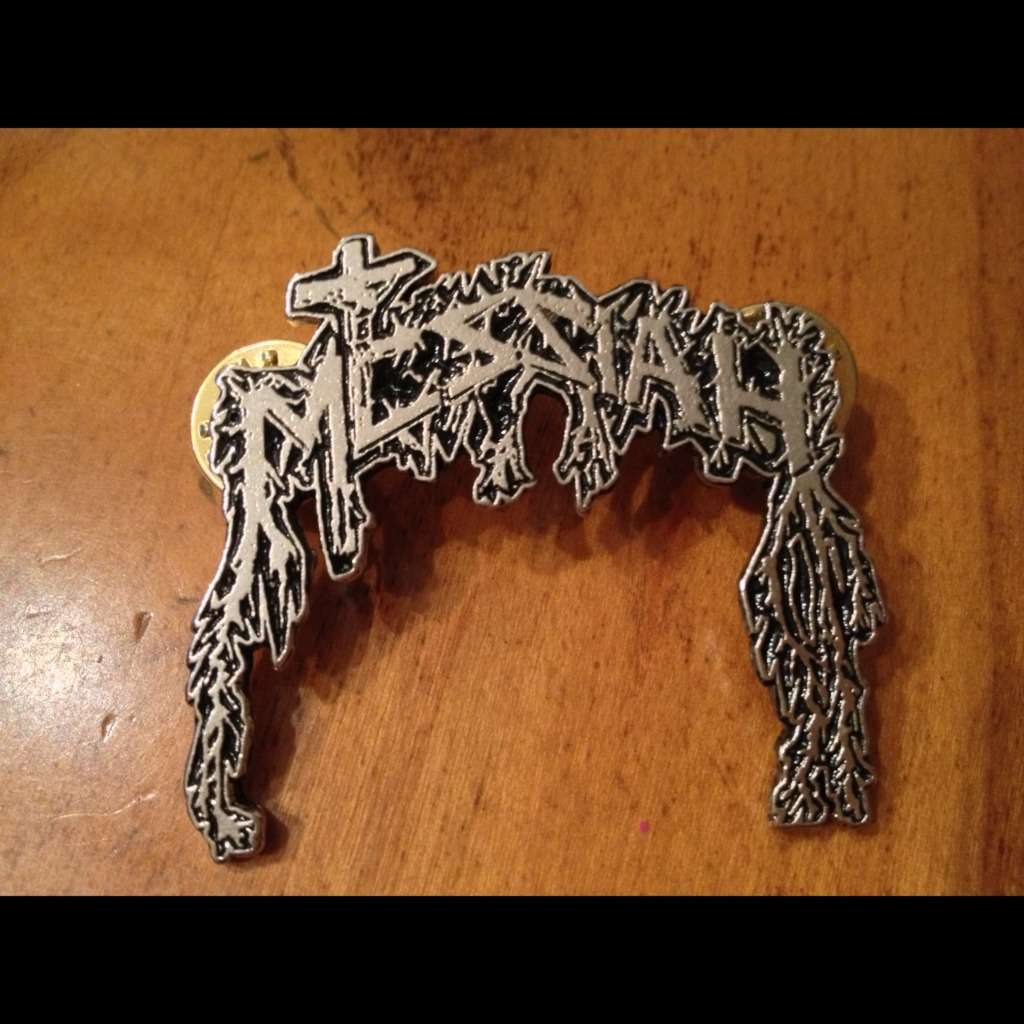 MESSIAH messiah logo metal badge, BUTTON for sale on osmoseproductions.com