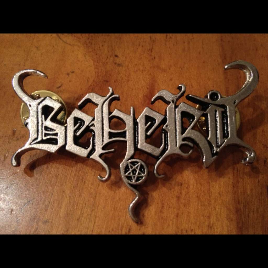 BEHERIT beherit metal badge, BADGE en vente sur osmoseproductions.com