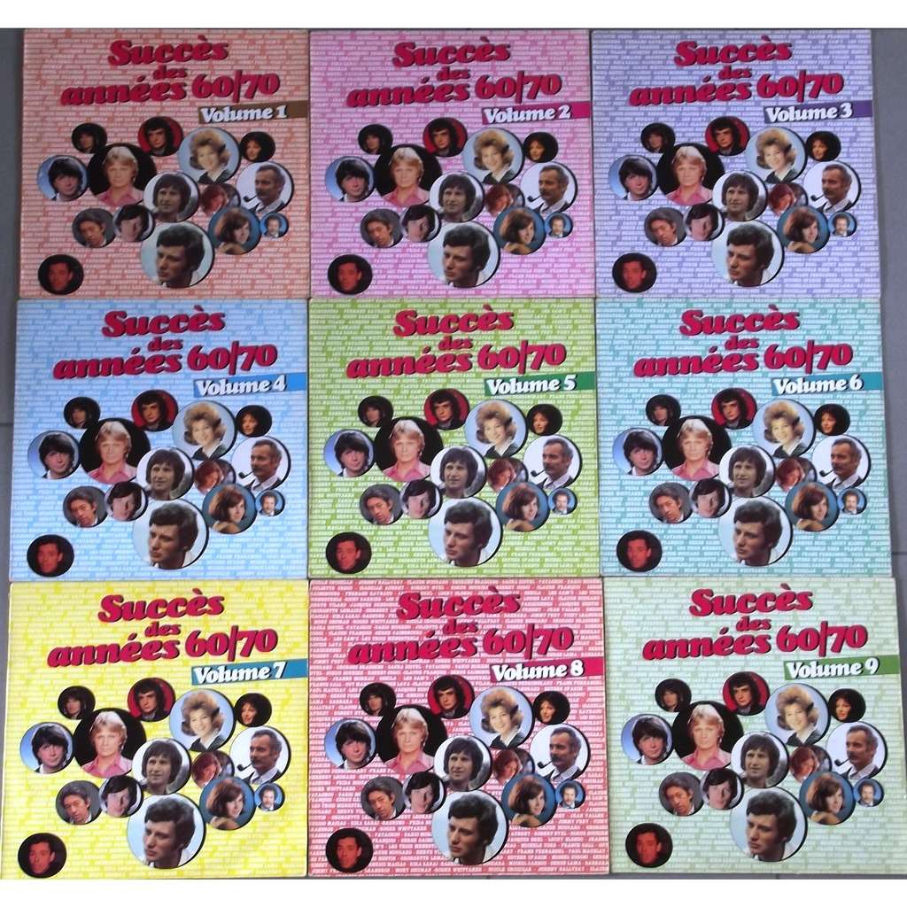 Succès des années 60/70 volumes 1 à 9 / greatest hits of 60's-70's (9 ...