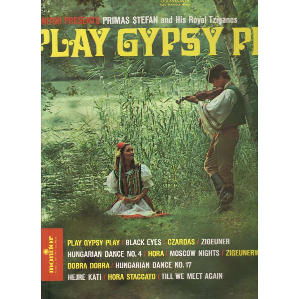 play gypsy play by PRIMAS STEFAN & HIS ROYAL TZIGANES, LP with prenaud ...