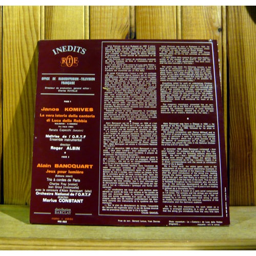 Komives - bancquart de Roger Albin & Le Trio A Cordes De Paris, 33T ...