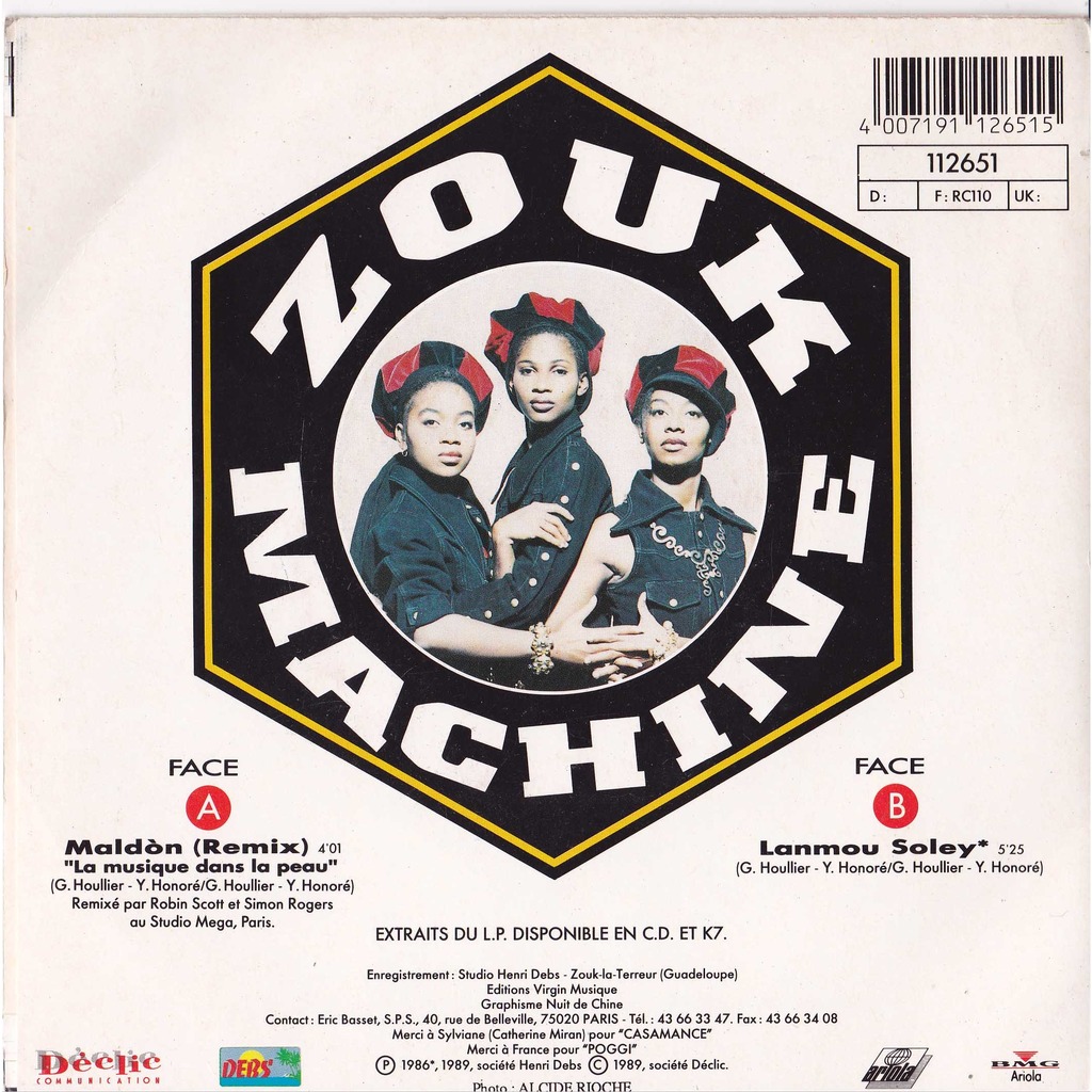 Maldon remix /lanmou soley ( la musique dans la peau ) de Zouk Machine ...