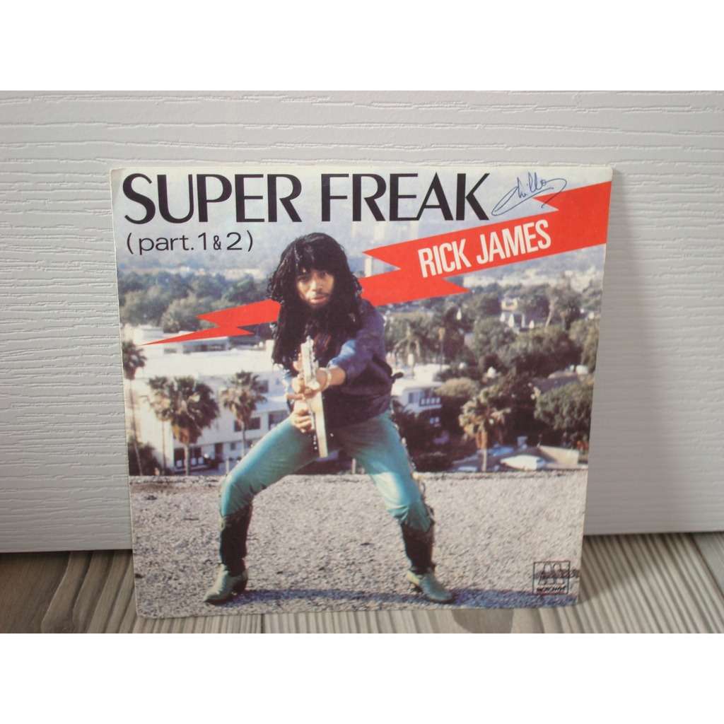 super freak part 1 & 2 de RICK JAMES, SP chez funky-p
