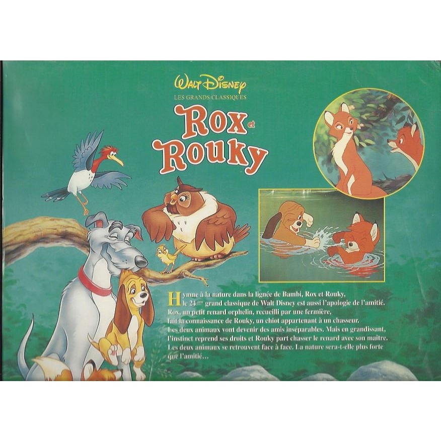 Rox et rouky de Walt Disney - Rox Et Rouky, LD chez jeromelecorre - Ref ...