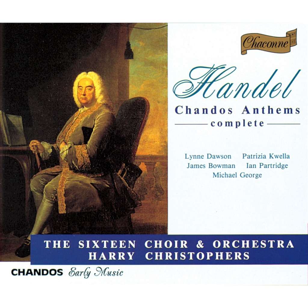 Chandos anthems / harry christophers de Händel, Georg Friedrich, CD x 4 ...
