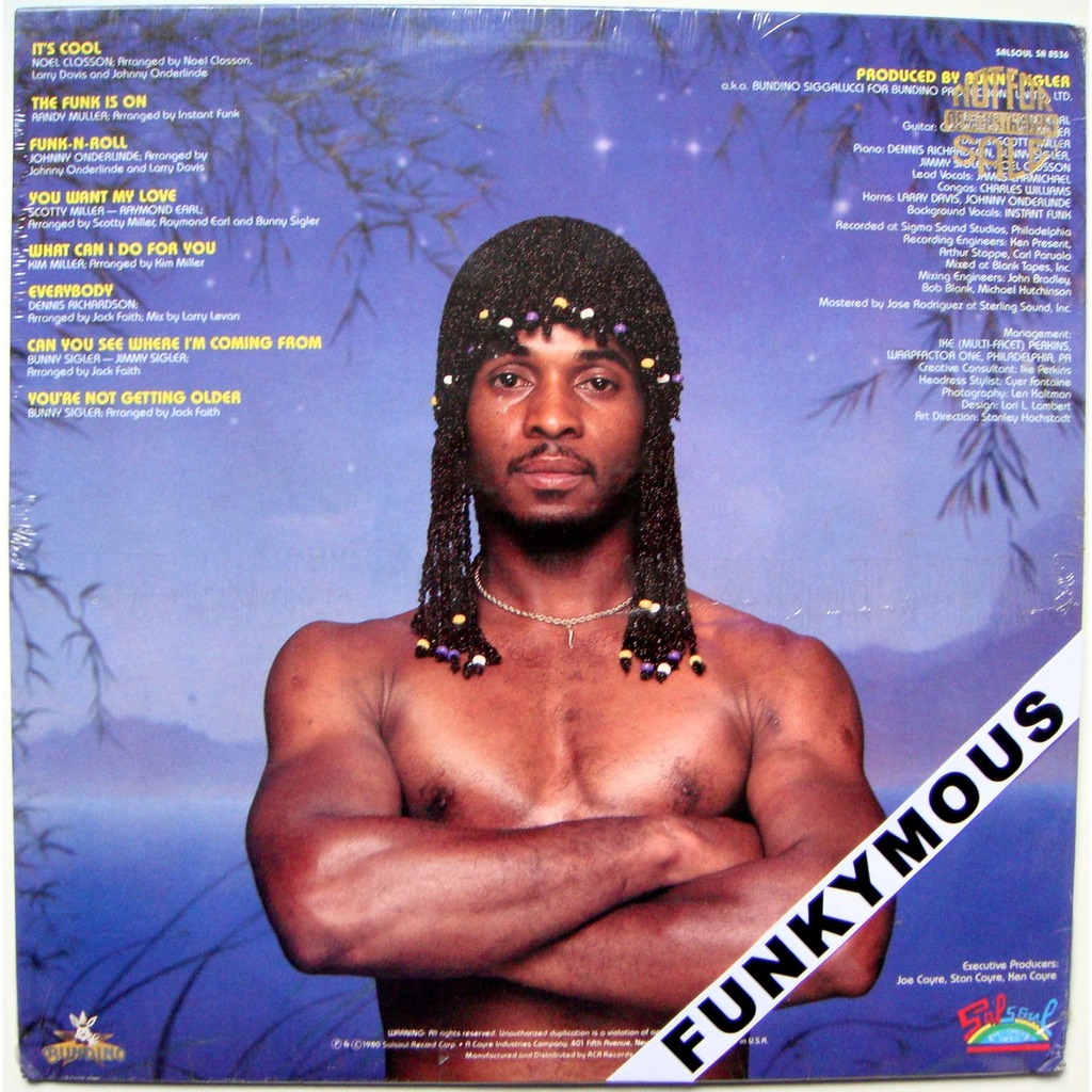 The funk is on de Instant Funk, 33T chez funkymous - Ref:116301858