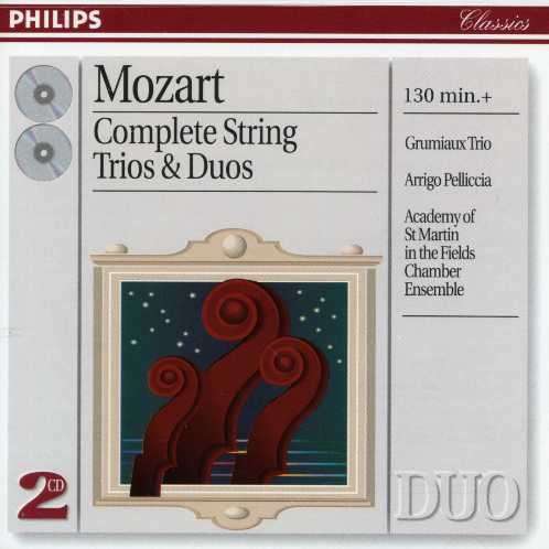 Complete string trios & duos by Mozart, Wolfgang Amadeus, CD x 2 with melomaan - Ref:116391375