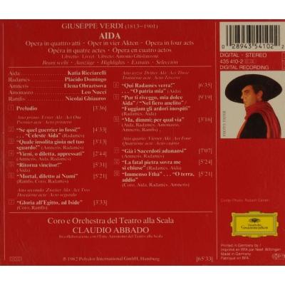 Aida [highlights] / abbado, domingo by Verdi, Giuseppe, CD with ...