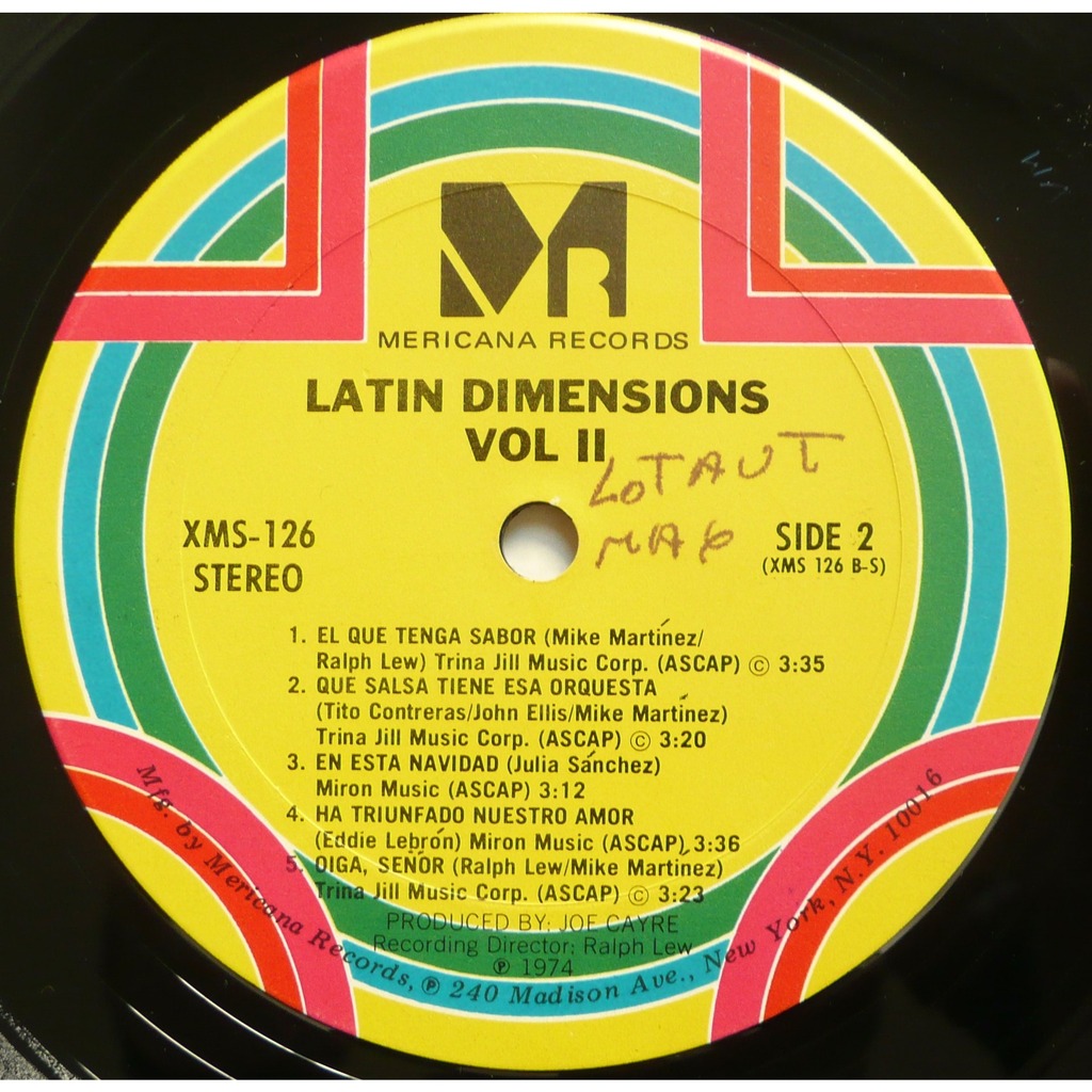 Vol.2 by Latin Dimensions, LP with princethorens - Ref:116539543