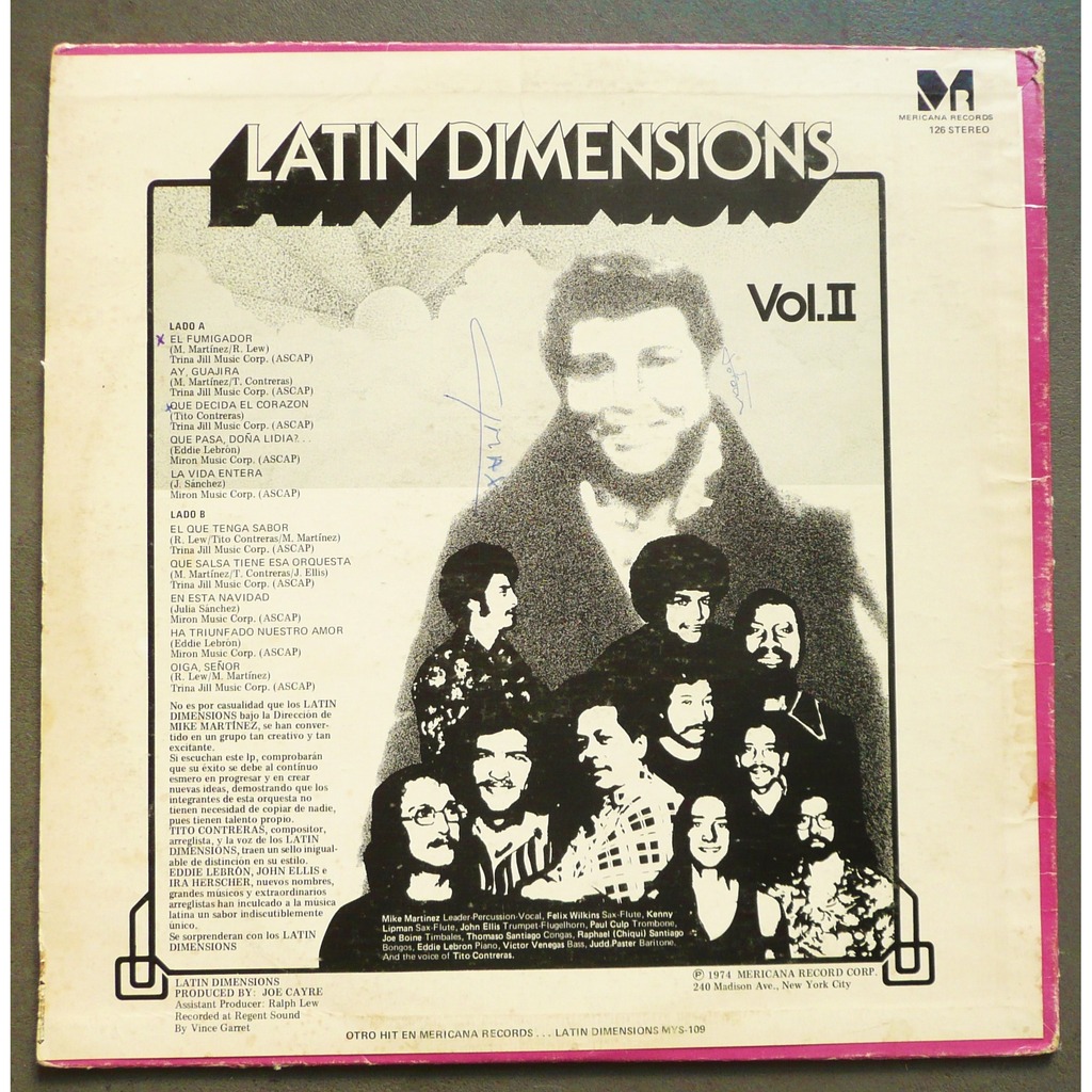 Vol.2 by Latin Dimensions, LP with princethorens - Ref:116539543