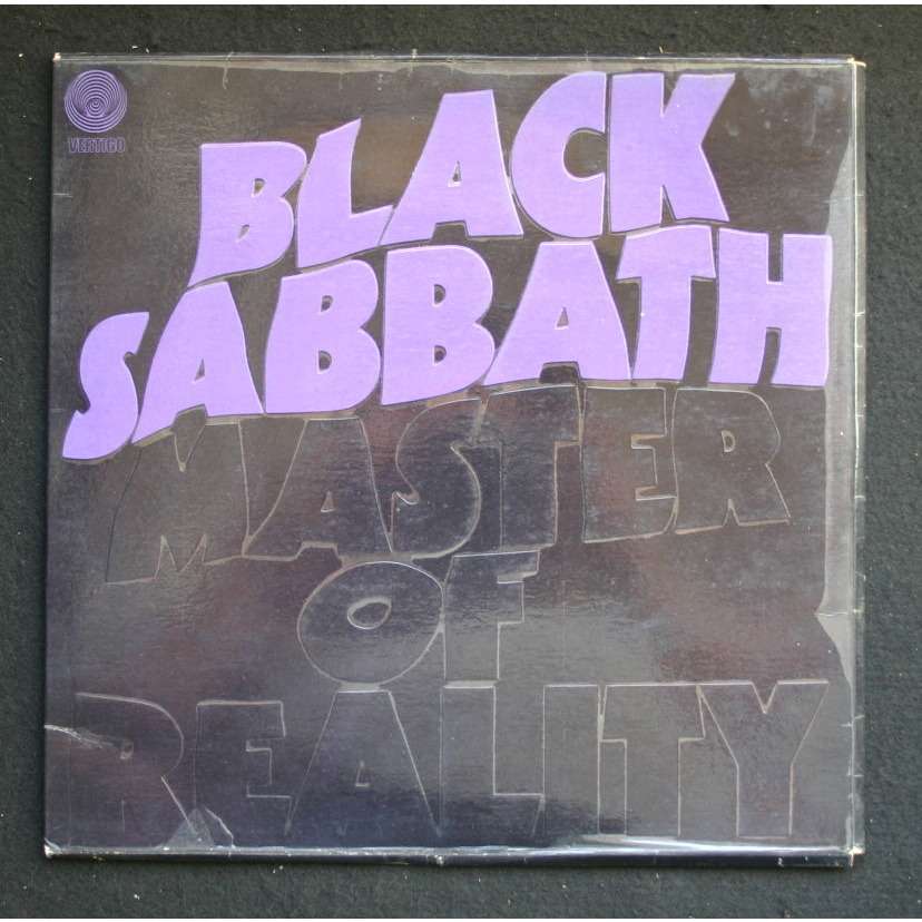 Master of reality (with poster) de Black Sabbath, 33T 180-220 gr chez ...
