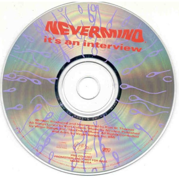 Nevermind it's an interview (usa 1992 promo-only cd unique digipack gf ...