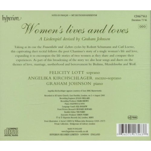 Women's lives & loves / felicity lott, graham johnson, angelika ...