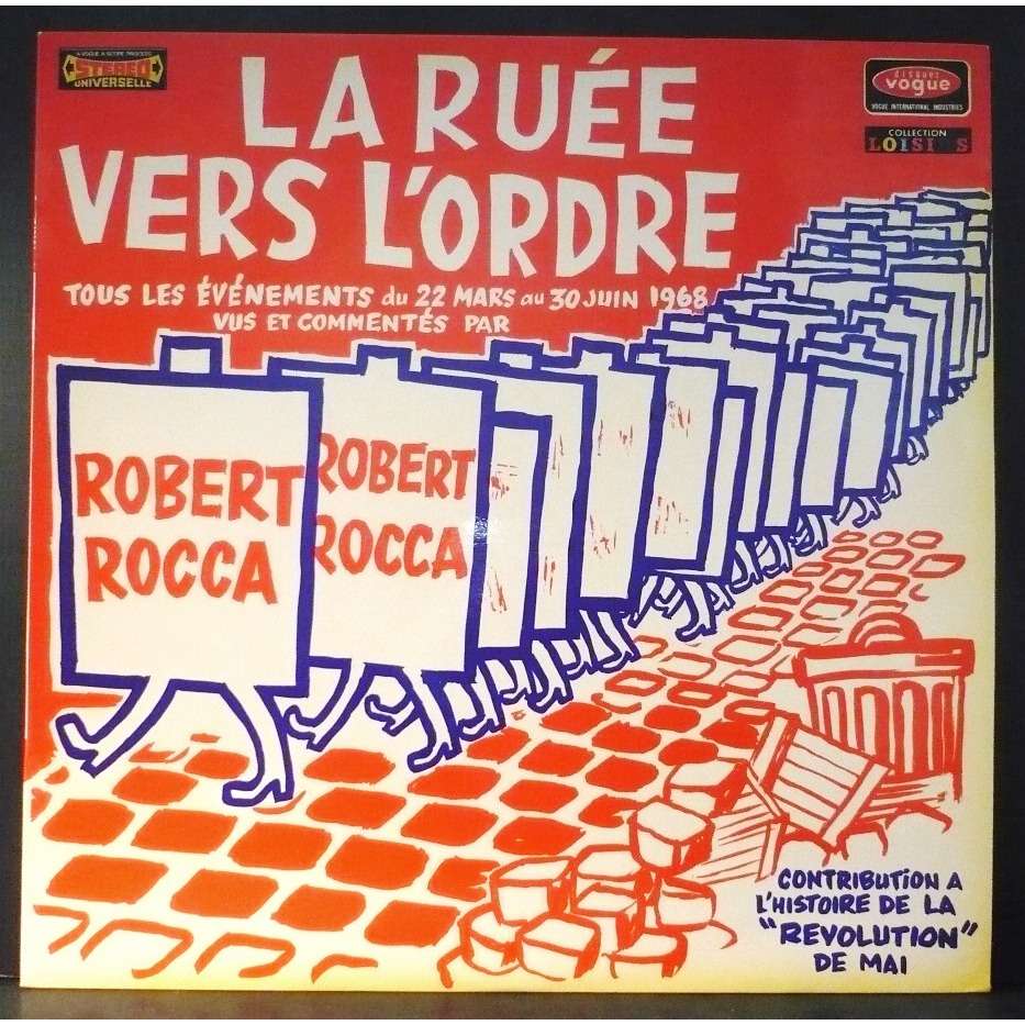 La ruée vers l'ordre de Robert Rocca, 33T chez voguemint - Ref:117118510