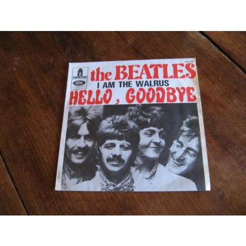Hello goodbye de The Beatles, SP chez seventies - Ref:117173988