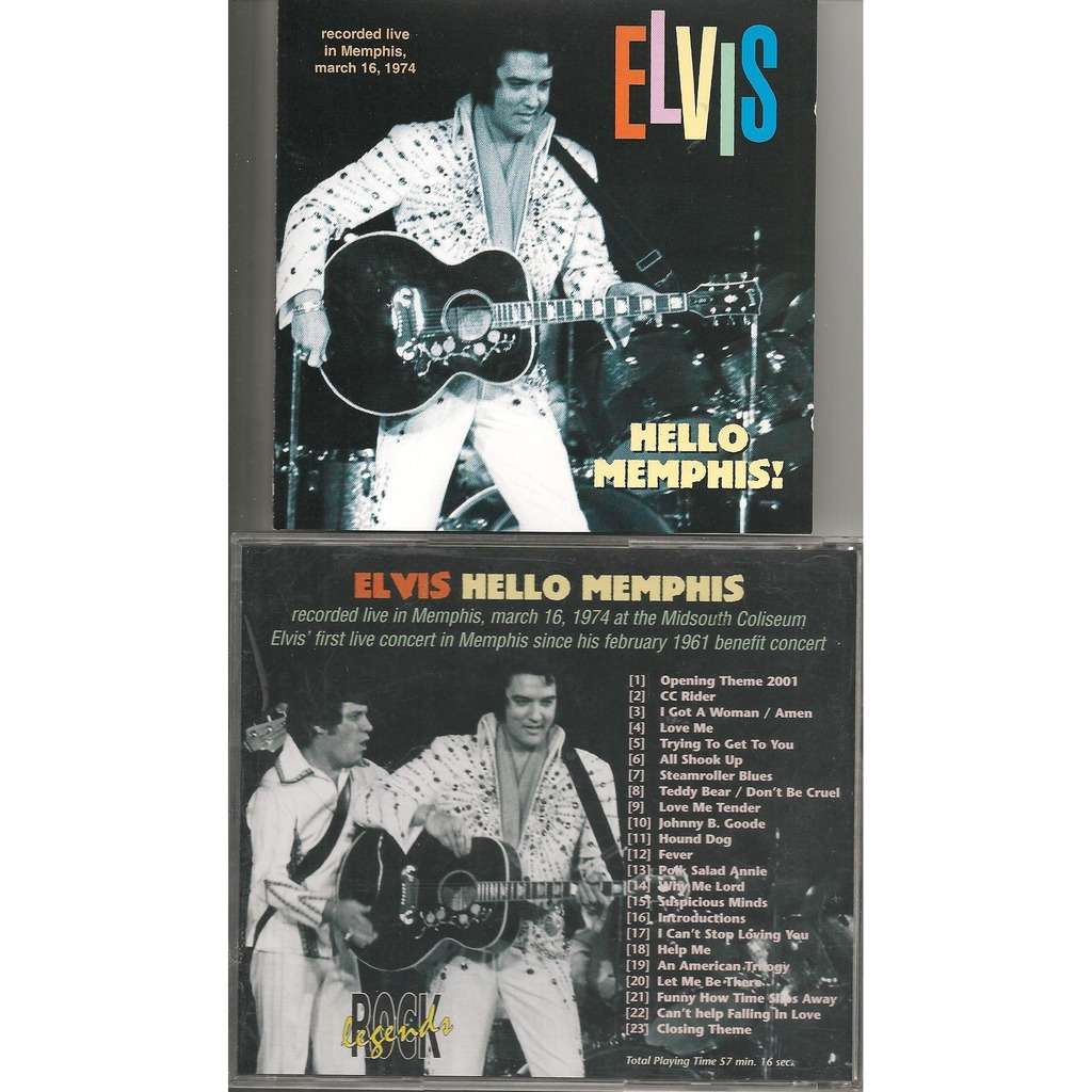 001 cd elvis presley hello memphis cd 16/3/74 memphis afternoon ...