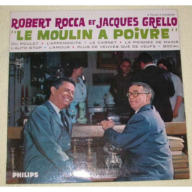 Le moulin à poivre by Robert Rocca Et Jacques Grello, 10inch with safir ...