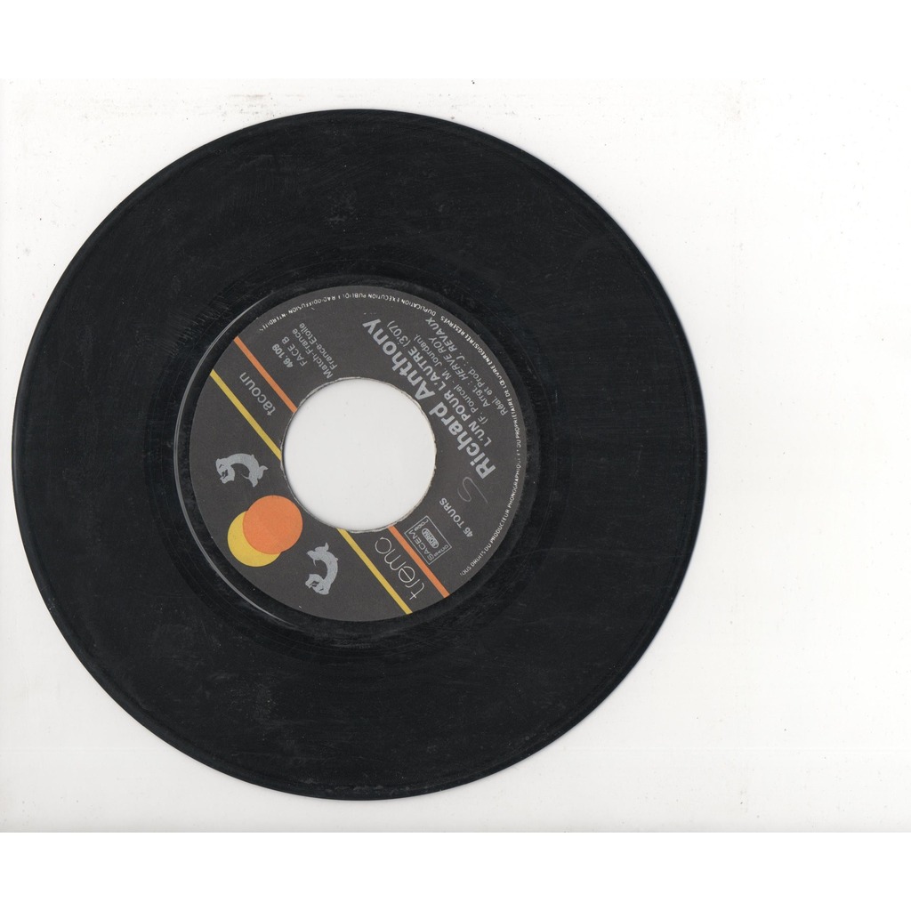 Amoureux de ma femme/l'un pour l'autre de Richard Anthony, 45T x 2 (EP ...