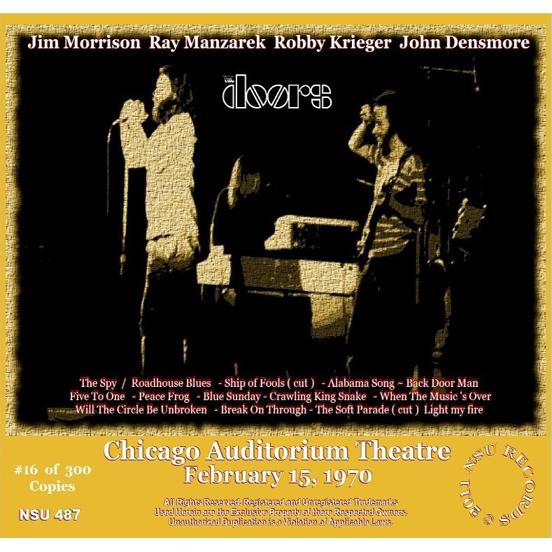 Chicago ill 1970 february 15 ltd # cd by The Doors, CD with zorro800 ...