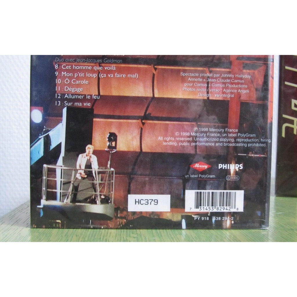 Stade de france 98 de Hallyday Johnny, CD x 3 chez artsonores - Ref ...