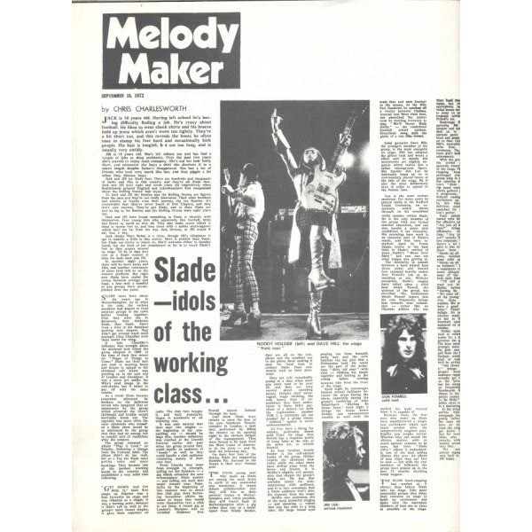 Slade (uk 1972 polydor original promo press kit) von Slade, Book bei ...
