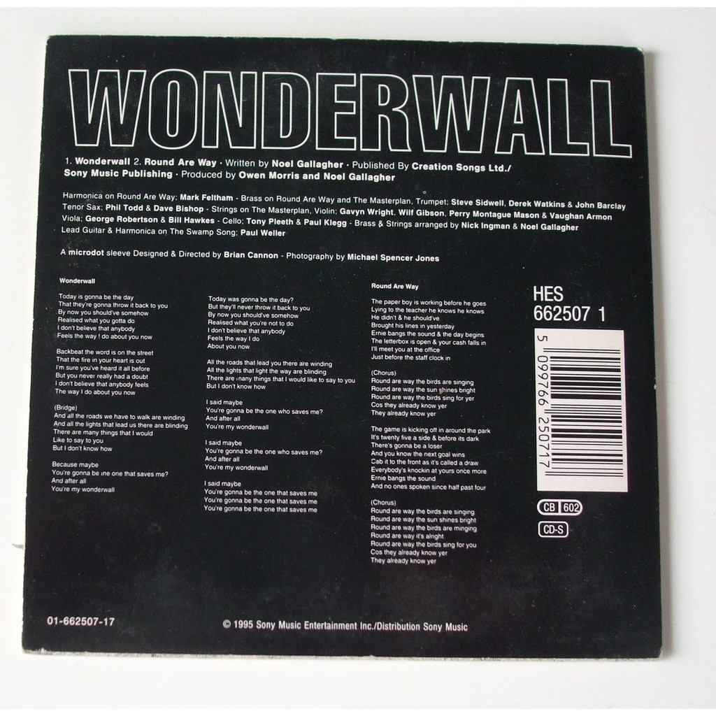 Wonderwall - Oasis - ( CDシングル ) - 売り手： dom88 - Id:117534414
