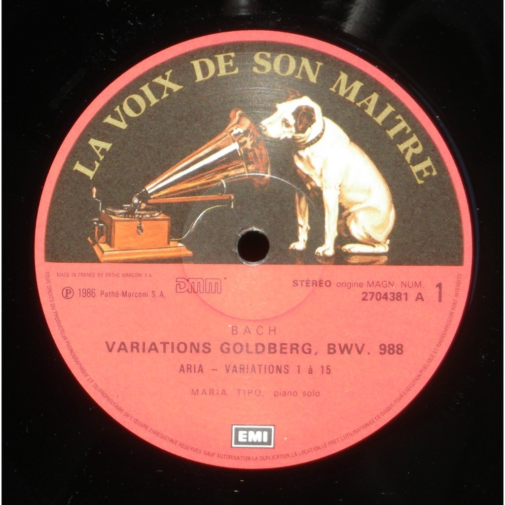 Variations goldberg - cleaned by clearaudio machine. by Bach Maria Tipo ...