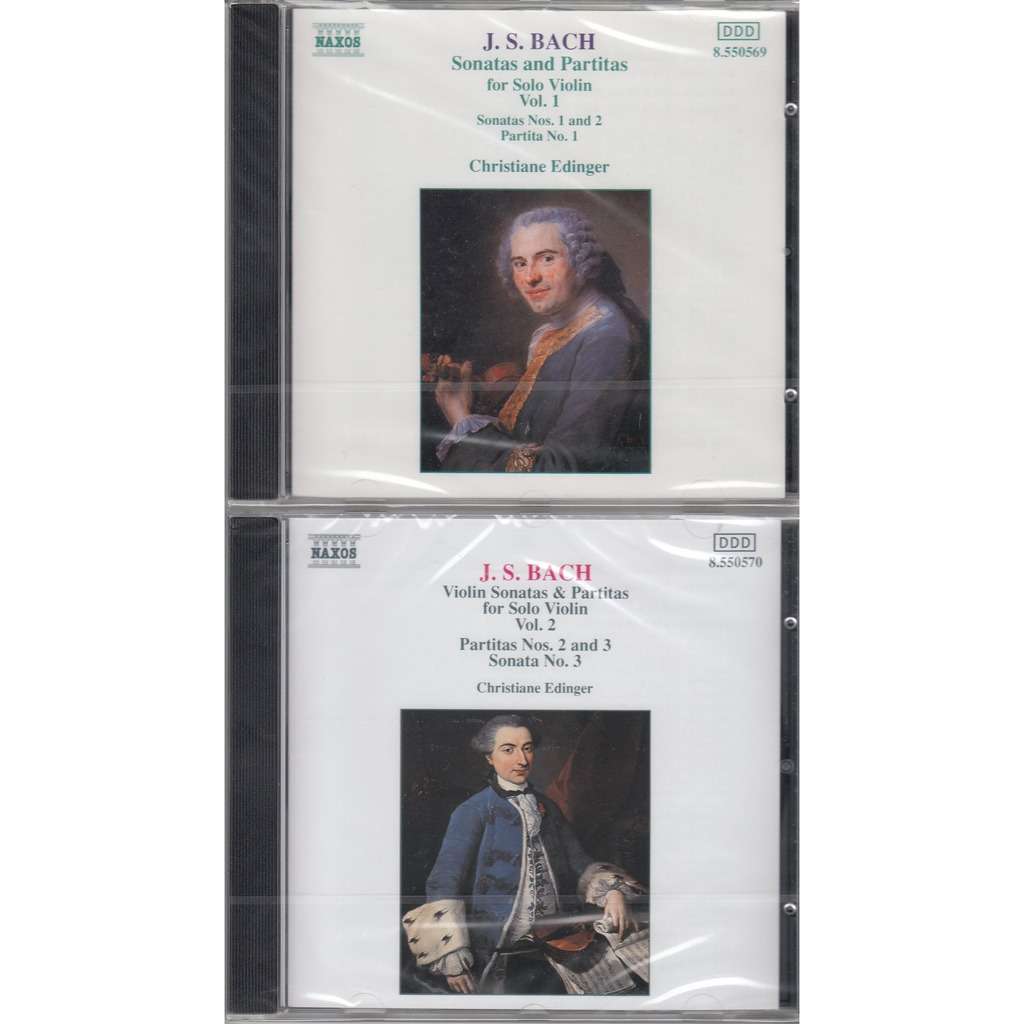 Bach sonatas and partitas violin solo vol.1 & 2 rec.1991 2cd by ...