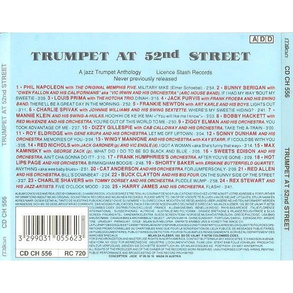 Trumpets at 52nd street - Phil Napoleon / Bunny Berigan / Hot Lips Page ...