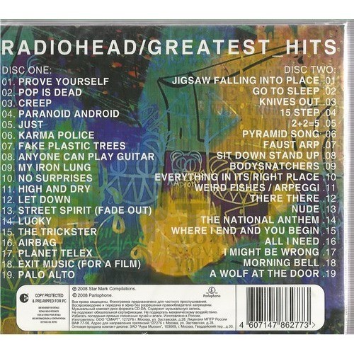 Greatest hits by Radiohead, CD x 2 with rockinronnie - Ref:117615678