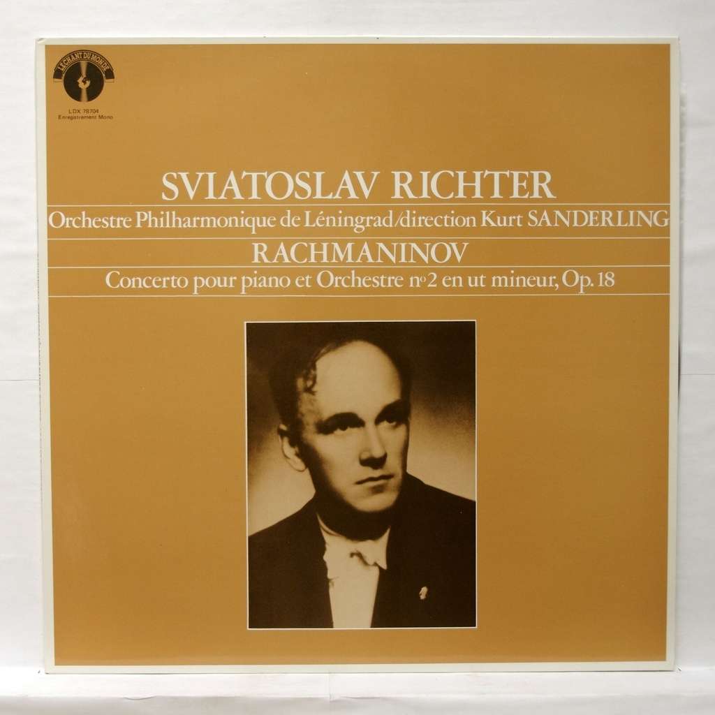 Rachmaninov : concerto no.2 in c minor op.18 for piano by Svjatoslav Richter, LP with ...