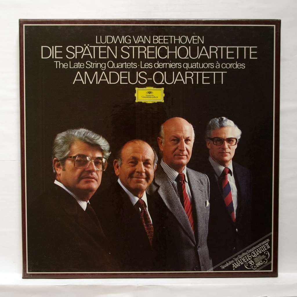 Beethoven : the late string quartets by Amadeus Quartet, LP Box set ...