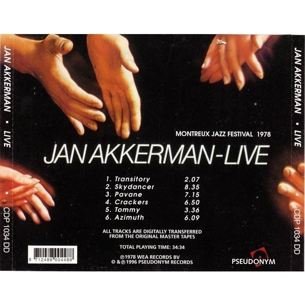 Live at montreux jazz festival 1978 by Jan Akkerman, CD with techtone11 - Ref:117714860