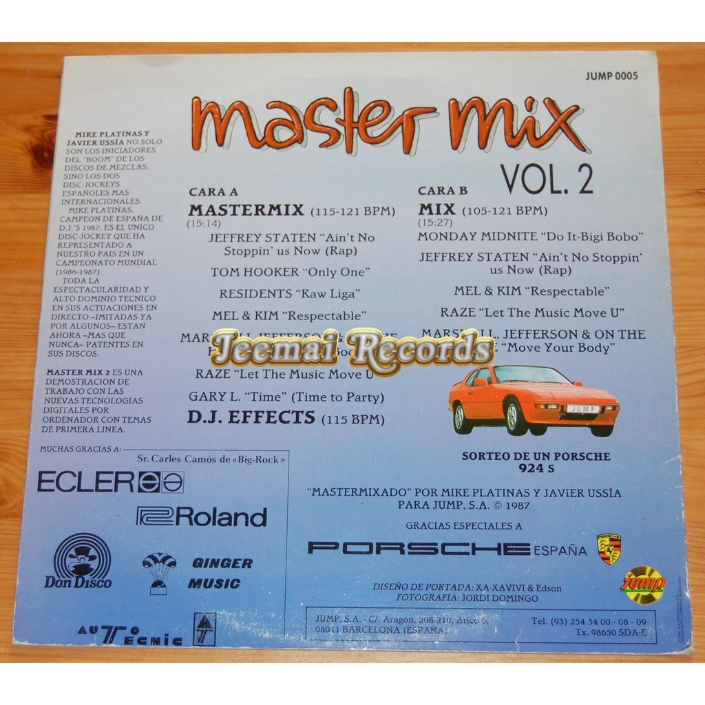 Master mix vol 2 by Mike Platinas & Javier Ussia, 12inch with jeemai ...