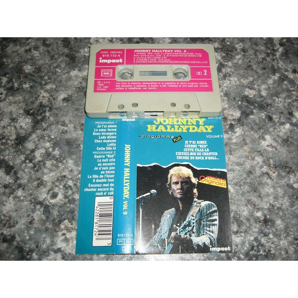 Johnny hallyday vol 9 made in france différent pressage de Johnny ...