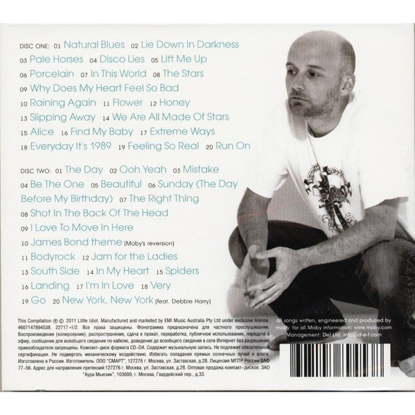 Greatest hits by Moby, CD x 2 with techtone11 - Ref:117786699