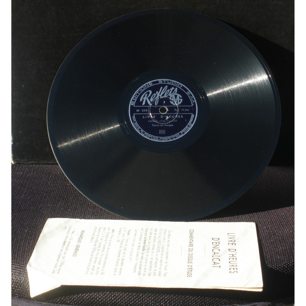 Livre d'heures d'encalcat by En Calcat 78 Trs Rpm, 78rpm with ...