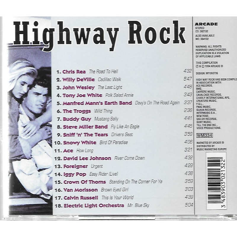 Highway rock de Various Artists, CD chez skyrock91 - Ref:117998442