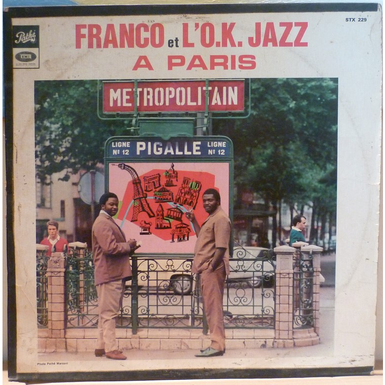 A paris by Franco Et L'Ok Jazz, LP with diaspora - Ref:118030050