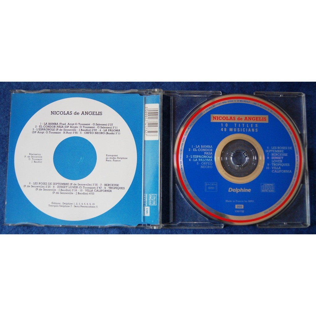 Mini best de Nicolas De Angelis, CD chez 4059jacques - Ref:118038140