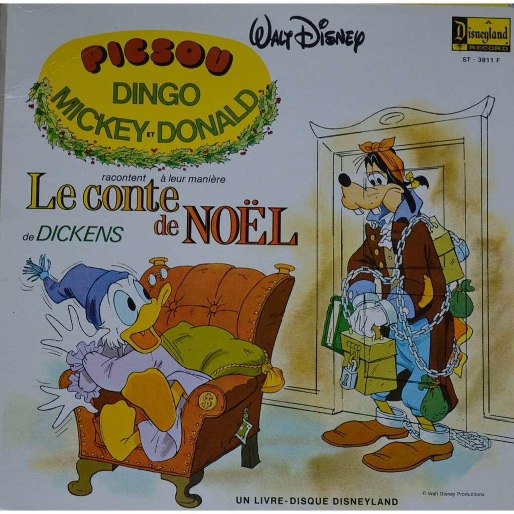 Picsou dingo mickey et donald racontent à leur manière le conte de noel ...