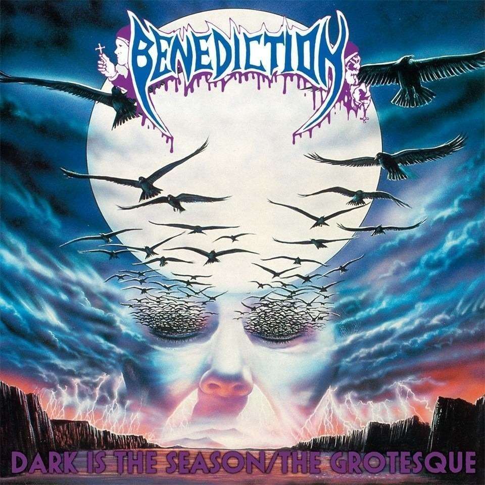 BENEDICTION dark is the season / the grotesque. red vinyl, LP for sale ...