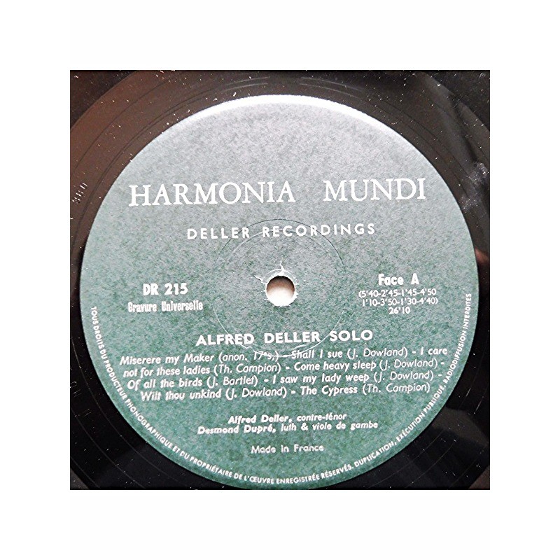 Alfred deller solo - o ravishing delight - arias of 17th & 18th century ...